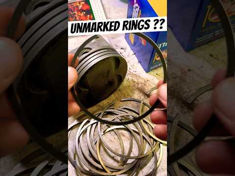 How to Install Unmarked Piston Rings