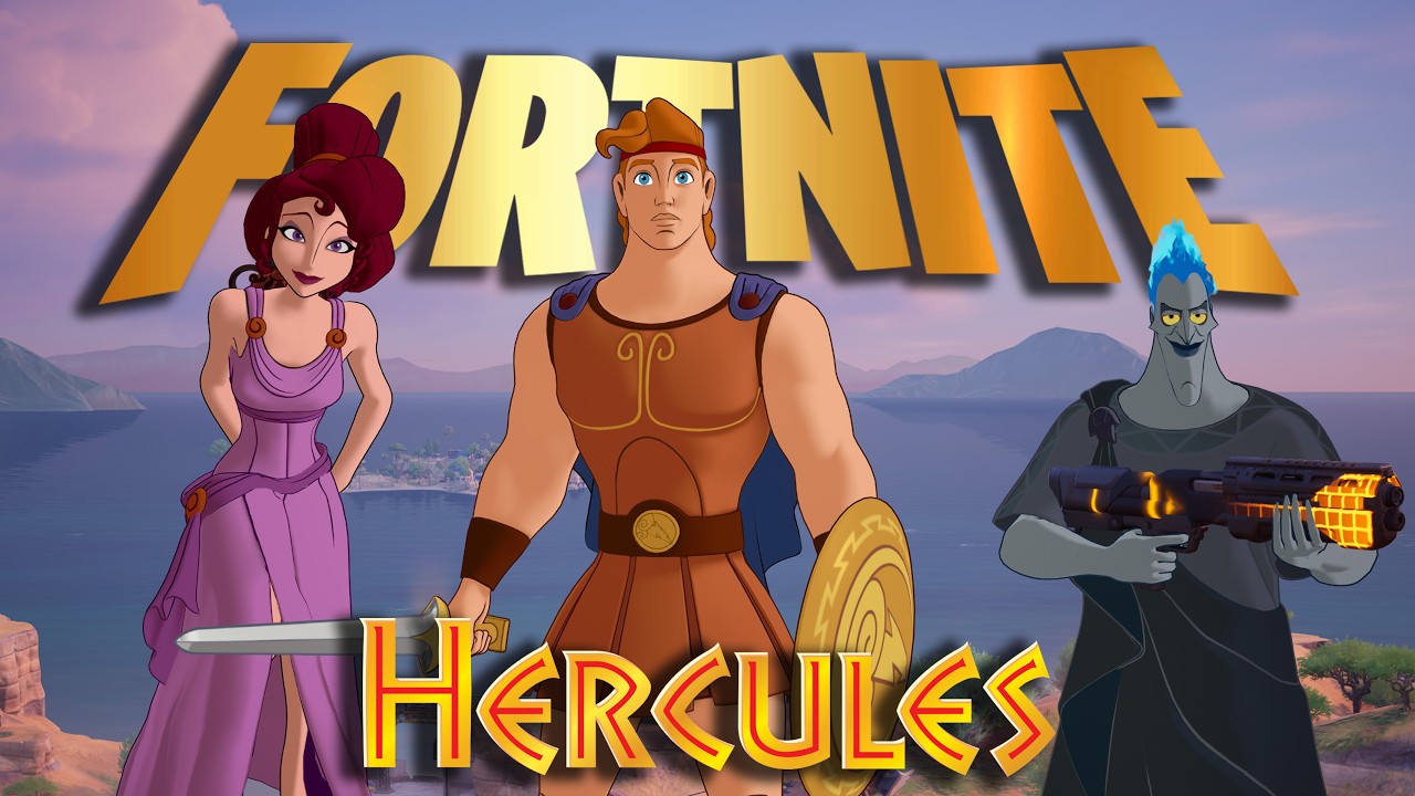 Hercules, Hades, & Megara Play Fortnite!