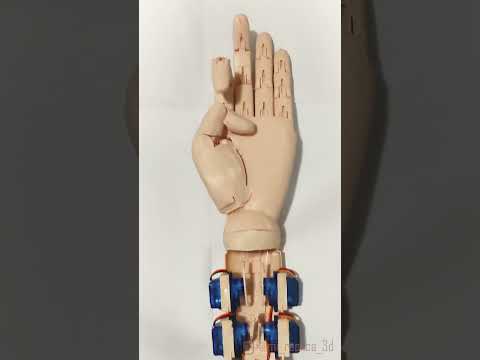 My Open Source Motorized Bionic Hand by mi_replica_3d - Thingiverse