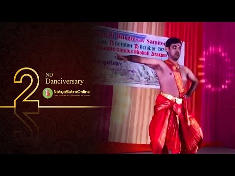 Ardhanareeswara Ashtakam, Bharatanatyam Performance by Varun Khanna | 2nd Danciversary Celebrations