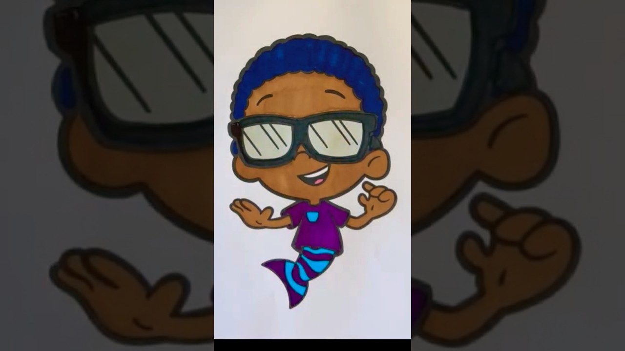 💙💜💙Goby from Bubble Guppies | Coloring Page #bubbleguppies #coloring