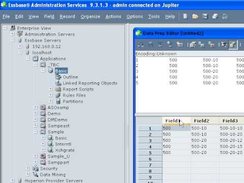 Feb. 2009 - Essbase Fundamentals Builder HDL100 Sample Building Dynamic Dimensions