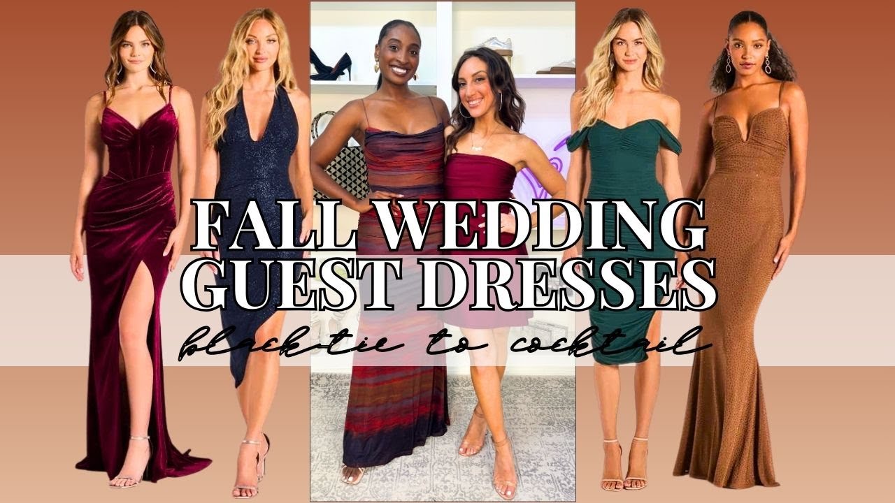 WEDDING SEASON's Most Stunning Fall Guest Dresses Right Now | Windsor Dresses