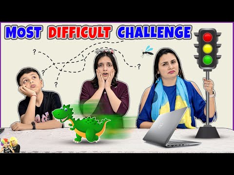 सबसे कठिन चैलेंज | हिंदी और अंग्रेजी के मजेदार शब्द सीखें | अनुवाद | आयु और पीहू शो