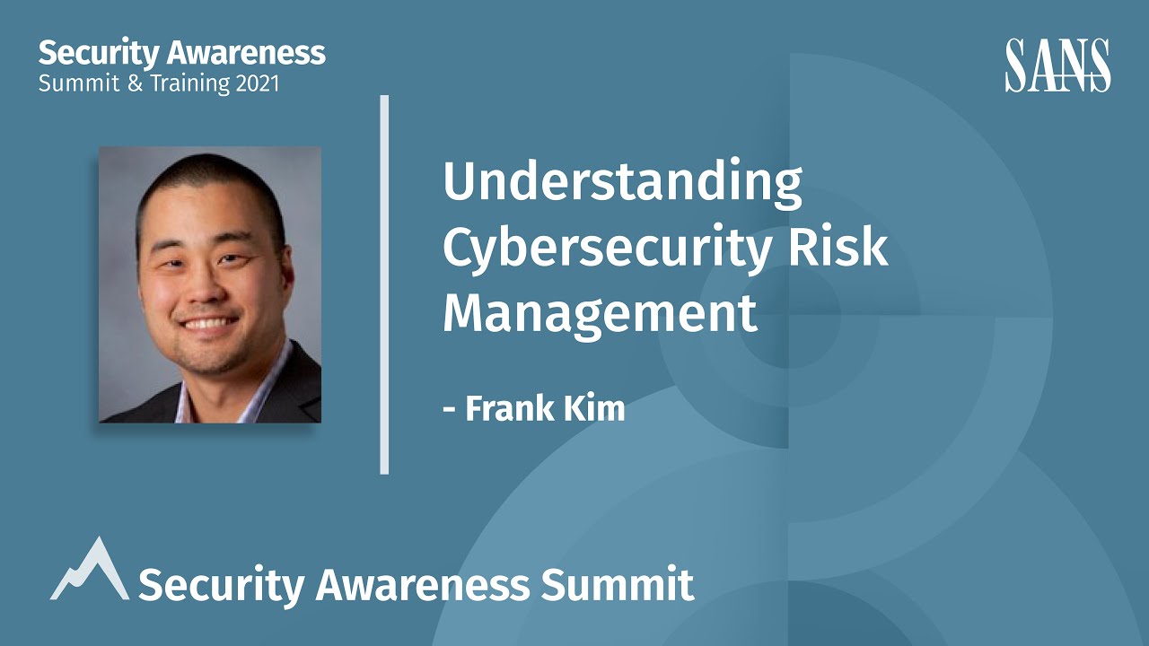 Understanding Cybersecurity Risk Management