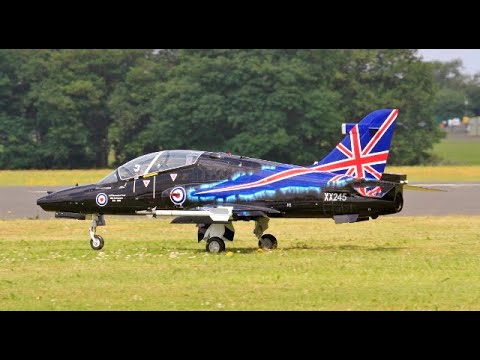 1:3.65 SCALE BAE HAWK T.100 RC JETCAT P300 TURBINE "FLAME OUT"- COLIN - LMA RAF COSFORD SCALE - 2019