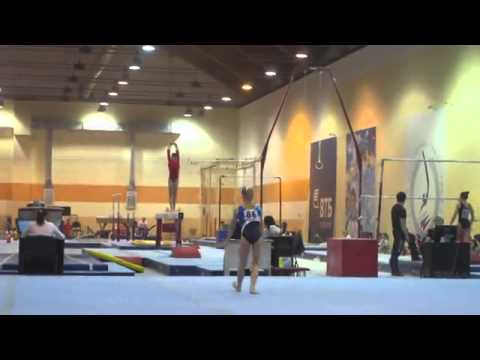 Melnikova – double wolf to double turn – Gymnastics Coaching.com