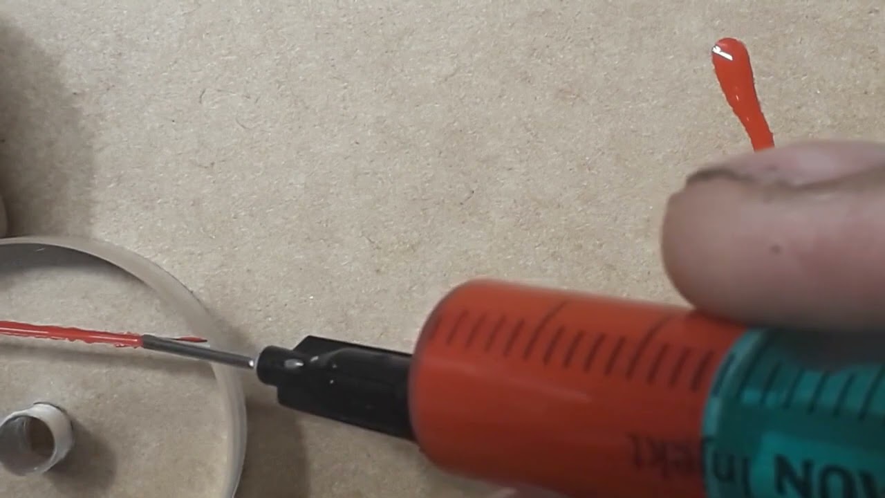 Mark the oil level sight glass lines