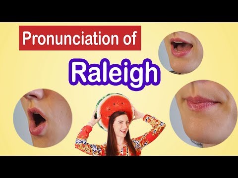 How to pronounce Raleigh, American English Pronunciation Lesson