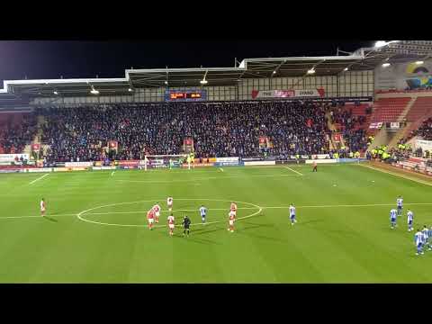 Wigan Athletic FC Fans Going Mental #wafc #football #efl #fans #wiganathletic #skybetleagueone