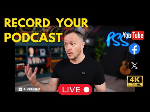 Live Stream Your Podcast to YouTube, Facebook & X in 1080p + Record in 4K ( BEGINNERS)