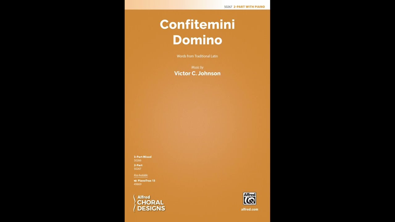 Confitemini Domino (2-Part), by Victor C. Johnson – Score & Sound