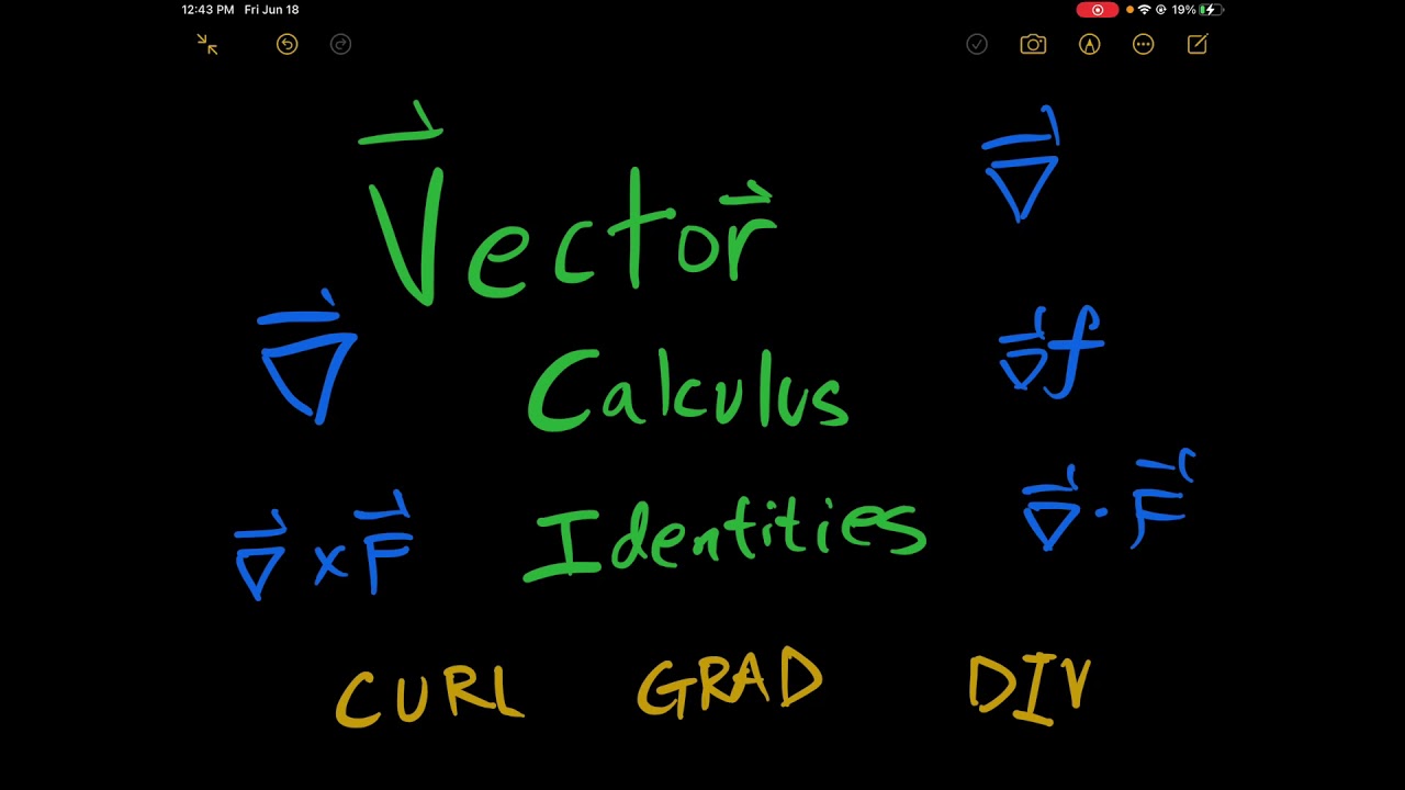 Interesting Vector Calculus Identities