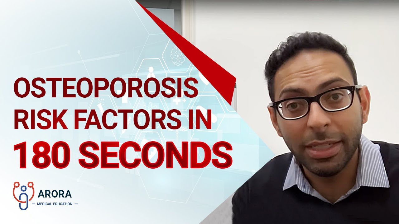 Osteoporosis Risk Factors in 180 seconds