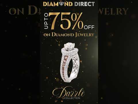 The BIGGEST offer of the year is here! Get up to 75% OFF on all diamond jewelry!
