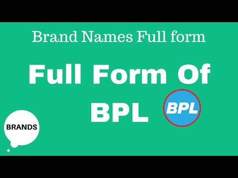 Full Form of BPL