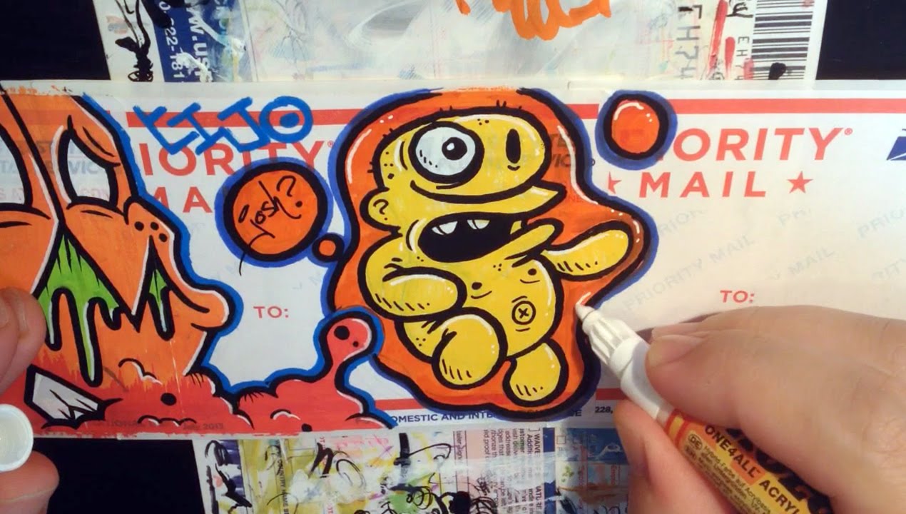 Sticker Drawing Timelapses