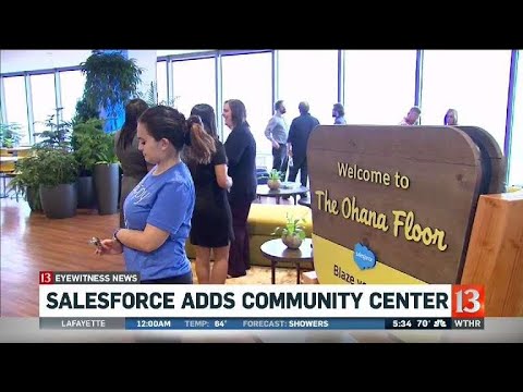Salesforce Tower completes community space