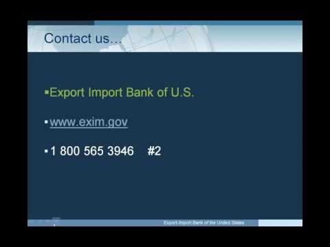EXIM Bank Webinar: Competitive Financing for Your Foreign Buyers