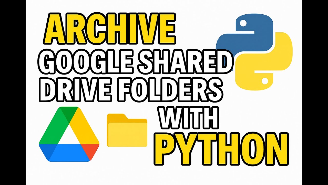Automate Google Drive Folder Organization with Python + Google API