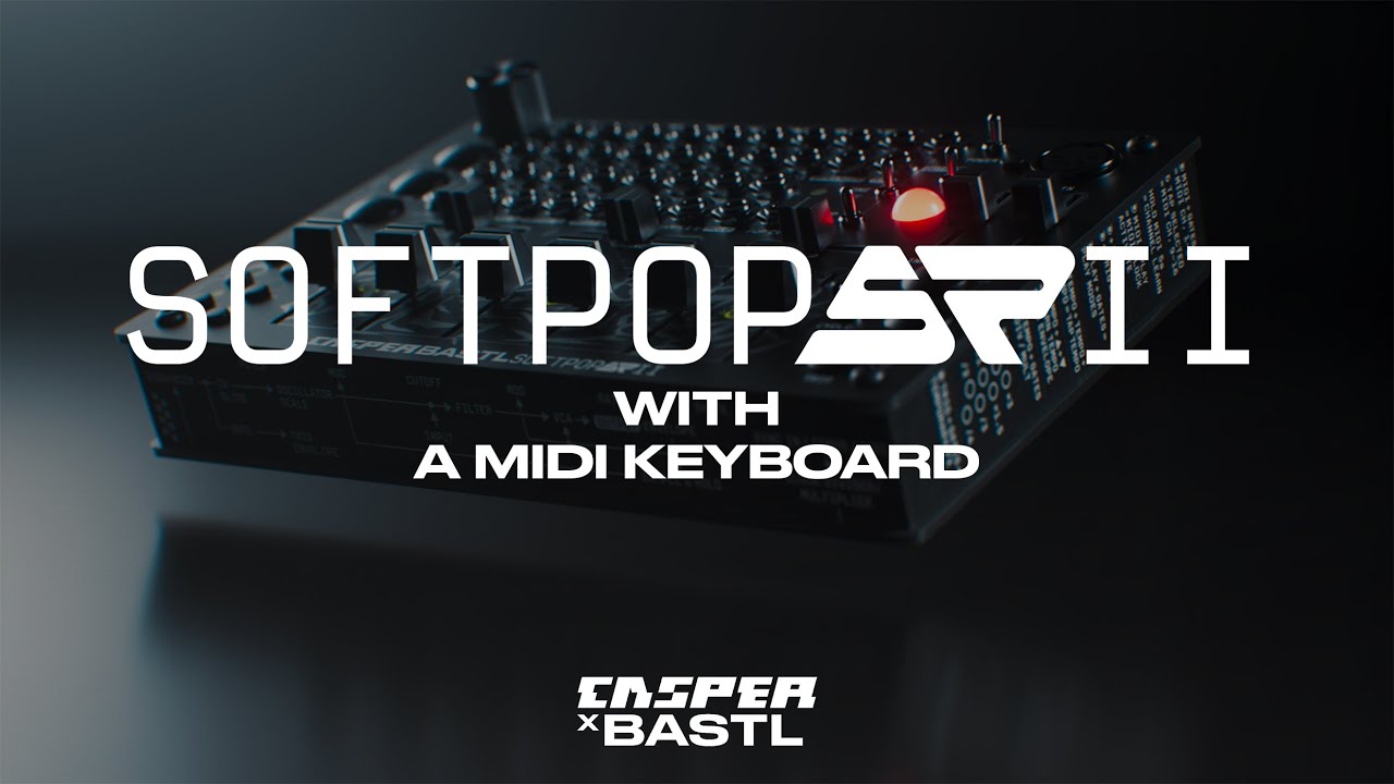 SOFTPOP SP2 WITH A MIDI KEYBOARD