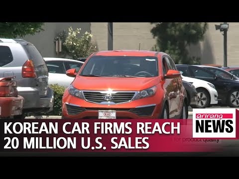 Hyundai Motor and Kia Motors record accumulated sales of 20 million units in U.S.