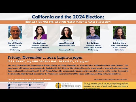 California and the 2024 Election