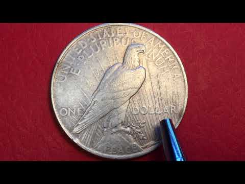 US Silver Dollar Coin - It was Worth $1 Now It's Worth Almost $20 - United States 1922 Peace Dollar