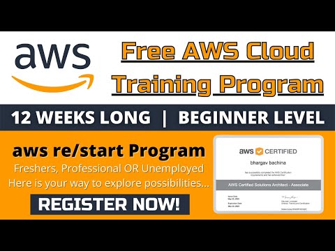 AWS re/Start | Amazon AWS free training | AWS full Training for FREE | Job & placement | AWS Cloud