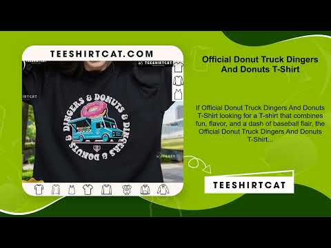 Official Donut Truck Dingers And Donuts T-Shirt