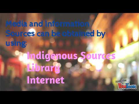 Media and Information Sources