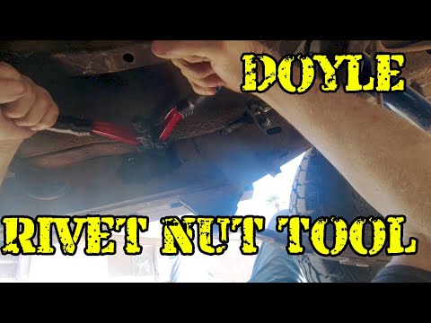 Harbor Freight Doyle Rivet Nut Tool. Real World Test!