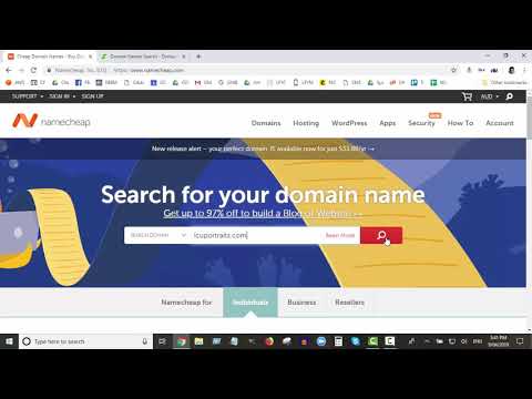 Registering a Domain Name with Namecheap or CrazyDomains (Australia)