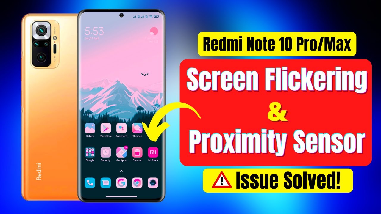 Redmi Note 10 Pro Screen Flickering Issue | Proxmity Sensor Issue | Redmi Note 10 Series