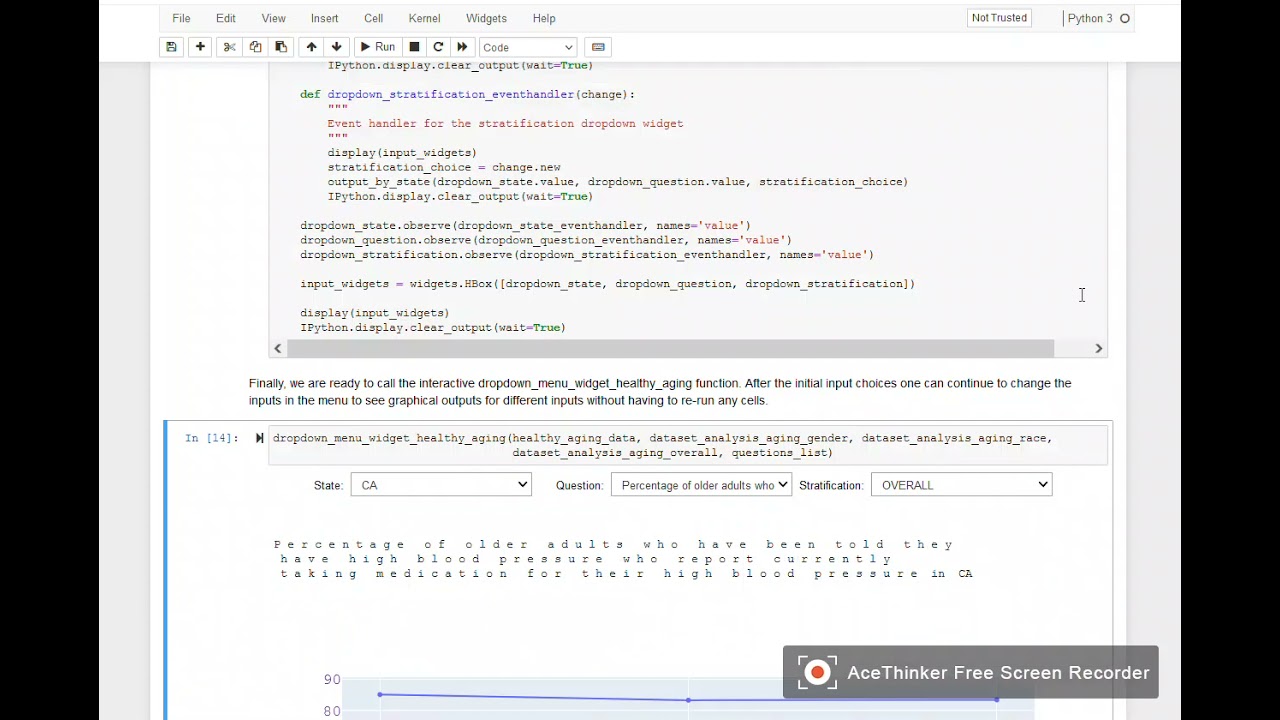 dropdown widgets demo