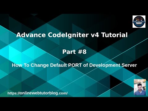 Learn Advance CodeIgniter 4 Framework Tutorials 8 How To Change Default ...
