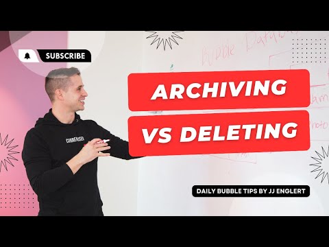 Mastering Data Management in Bubble: Delete vs Archive