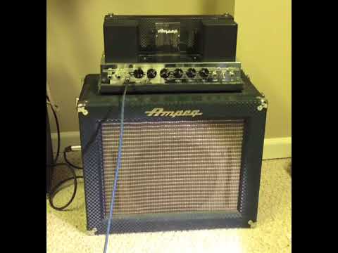 Ampeg Vintage B-12 Portaflex Fliptop Mid-1960s Blue Check | Reverb