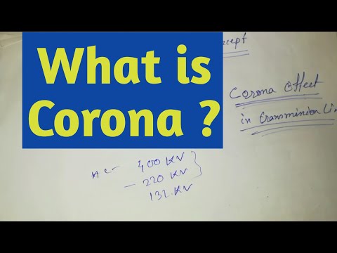 What is Corona Effect? In High Voltage Transmission Line.