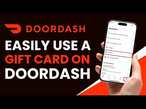 How to Use DoorDash Gift Card !