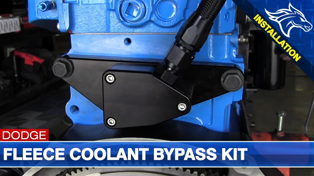 Coolant Bypass Kit by Fleece Performance Install: 2005 Dodge Cummins 5.9L Automatic