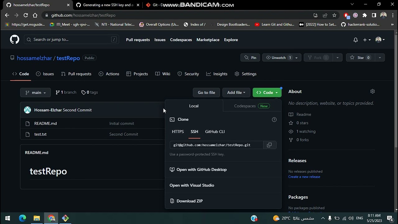 Git Configurations SSH Connection