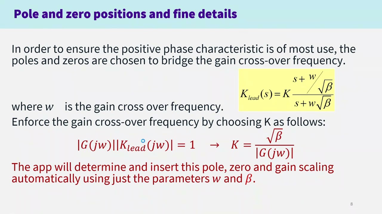 Control101 MATLAB toolbox 15: Lead compensator design using frequency domain methods