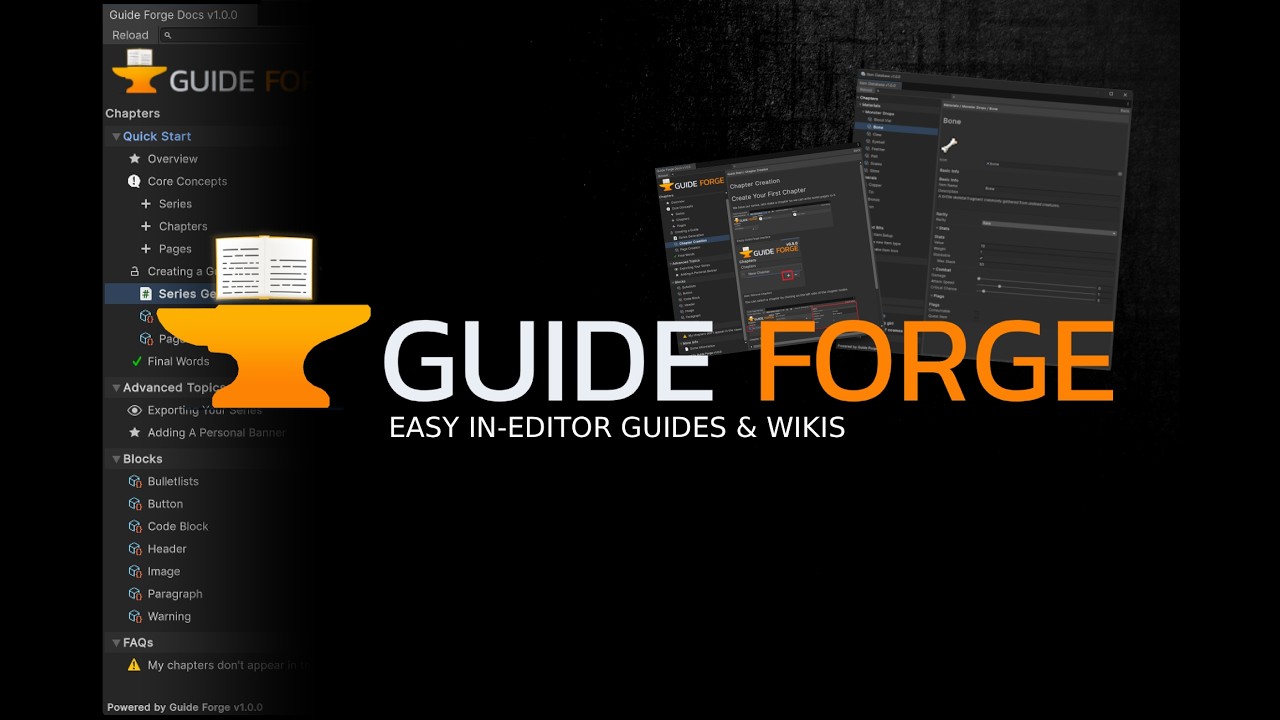Guide Forge - 30 Second First Impression