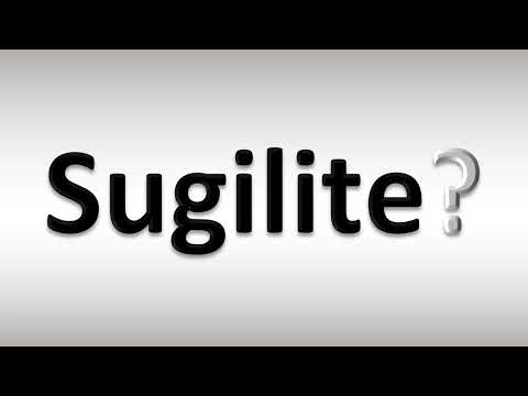 How to Pronounce Sugilite