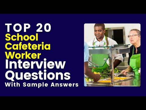 School Cafeteria Worker Interview Questions and Answers for 2025