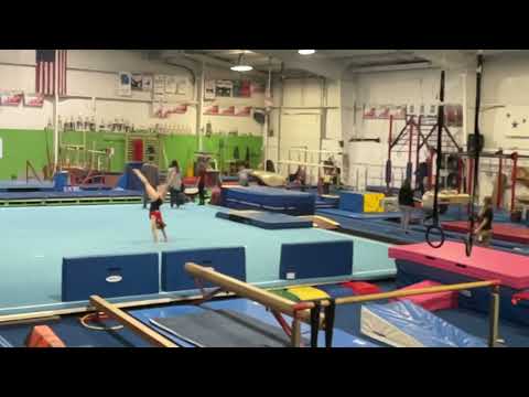 Front layout in slow motion - Gymnastics Video By Isla Gordon