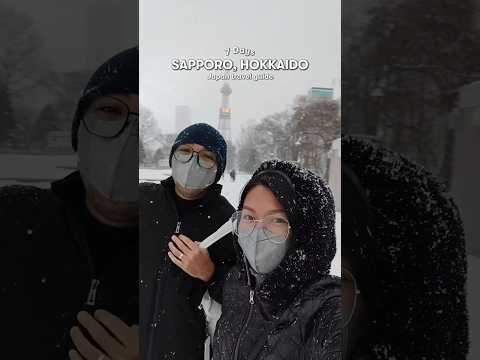 Quick travel guide to 7 days in Sapporo Hokkaido Japan ❄️🇯🇵 #sapporo #japantravel #japanguide #fyp