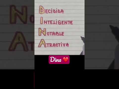 Significado del nombre DINA #significado #nombre #dina