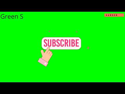 Free Copyright Subscribe Animate/ Subscribe Icon with Green Screen #subscribe #greenscreen
